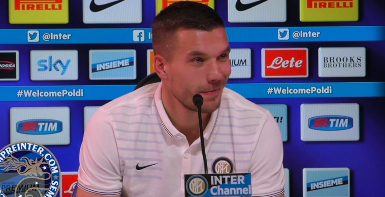 Lukas Podolski delivers verdict on Inter Milan vs Arsenal: "Top clash"