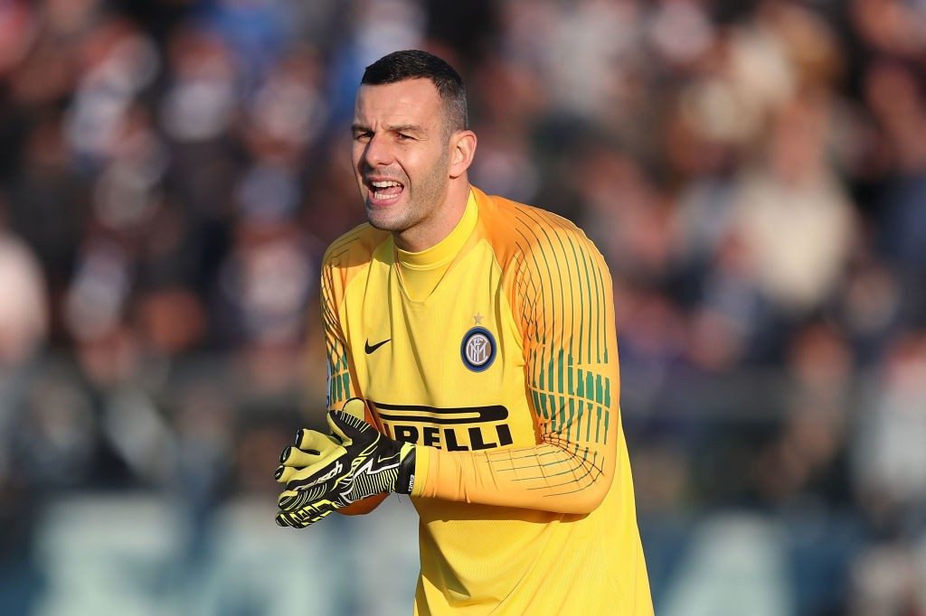 Handanovic Presented With Best Serie A Goalkeeper Award