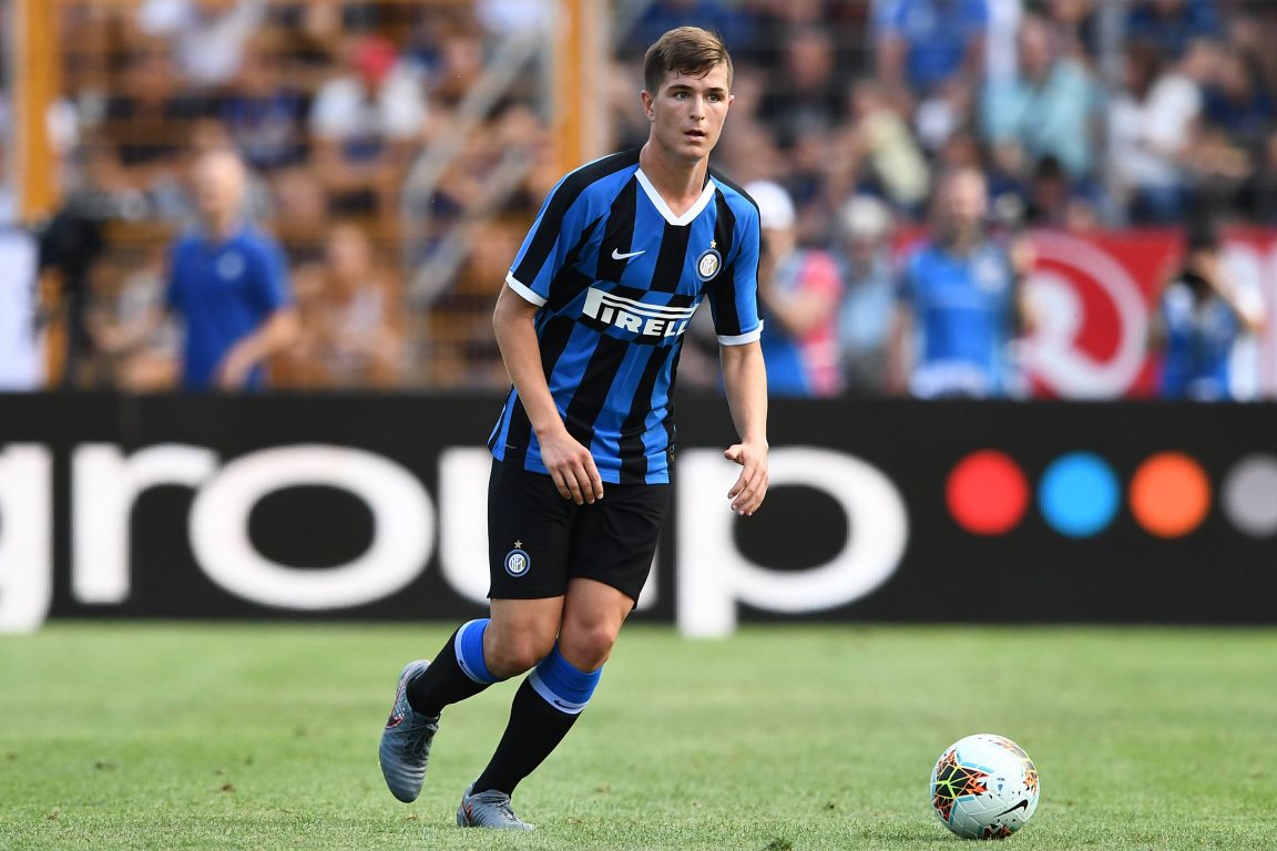Photo - Inter Youngster Lorenzo Pirola Celebrates Monza Debut
