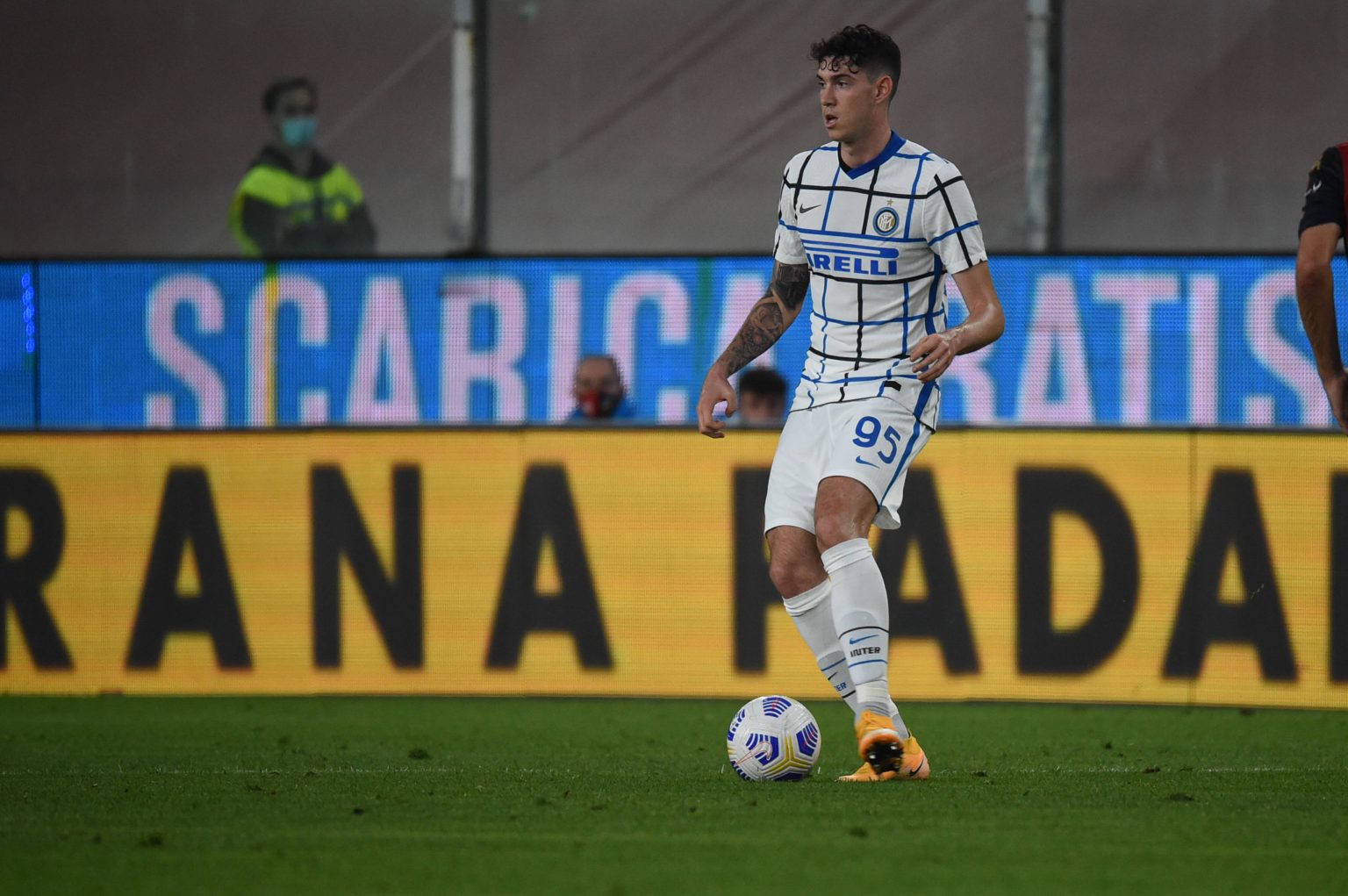 Photo - Inter Defender Alessandro Bastoni Happy After Comeback Against ...