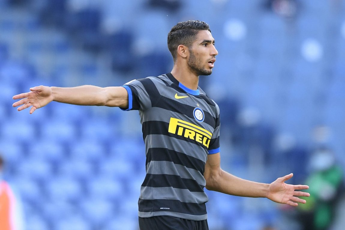 Photo - Inter Wing-Back Achraf Hakimi: "Bittersweet Feeling After Draw ...