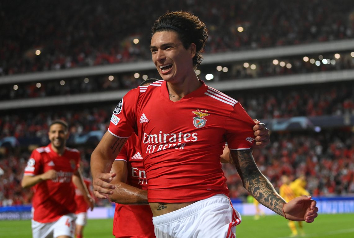 Benfica Striker Darwin Nunez An "Unattainable Dream" For Inter, Italian Media Report