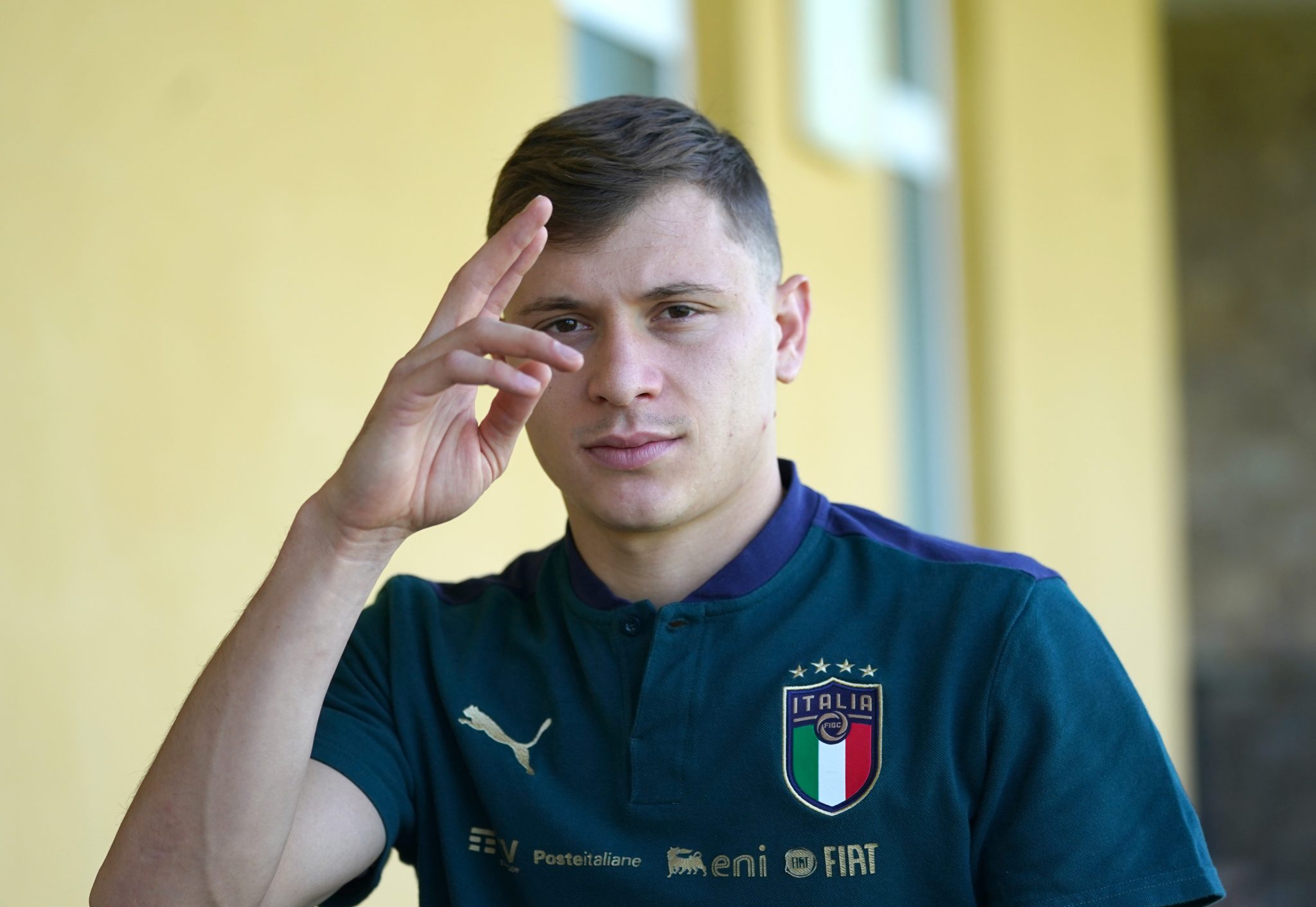 Inter Midfielder Nicolo Barella Back In Training With Italian National ...