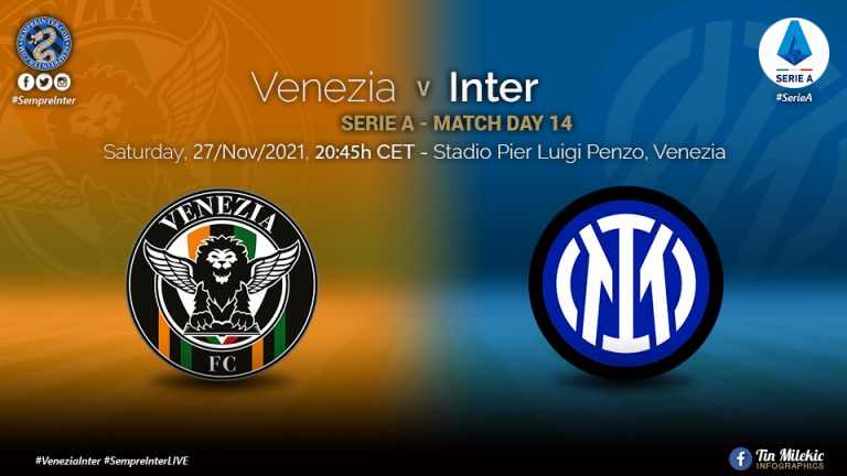 Preview - Venezia vs Inter Milan: Nerazzurri Riding A Wave Of Optimism ...