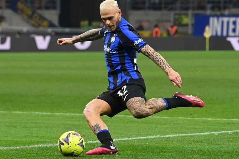Inter Milan share pics of Federico Dimarco first touch vs Al-Nassr