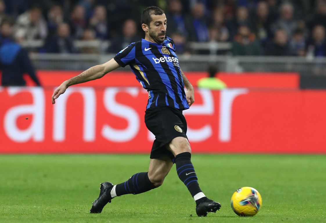 Inter vs AC Milan - Henrikh Mkhitaryan ruled out