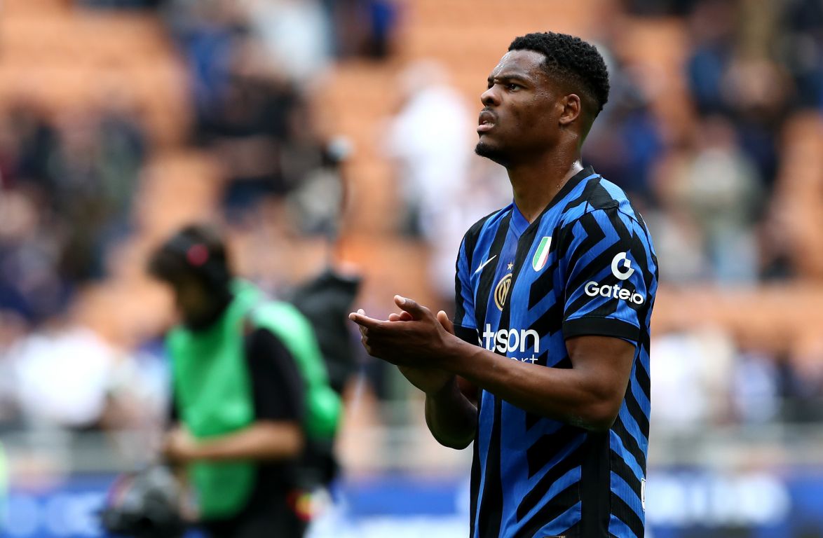Denzel Dumfries heartfelt message to Inter fans after Serie A title failure