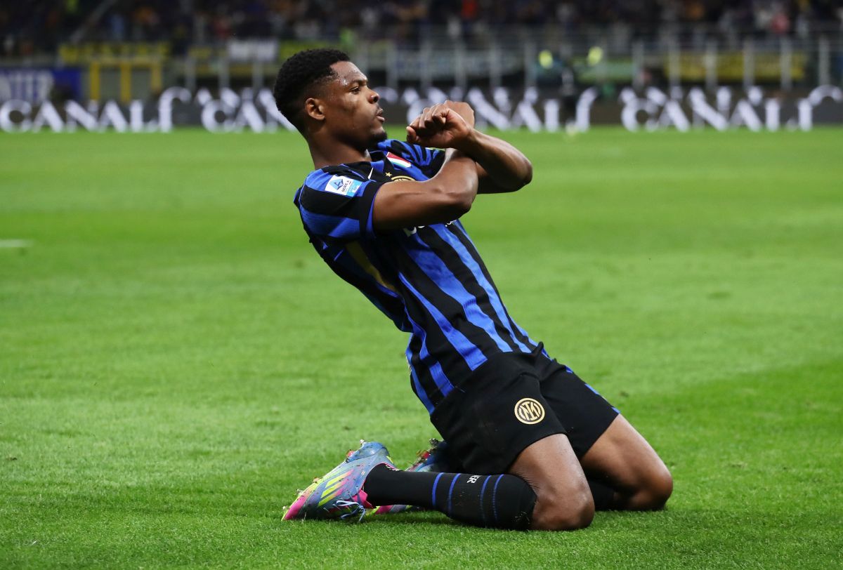 Denzel Dumfries zoned in ahead of Como vs Inter Milan: "Training mode"